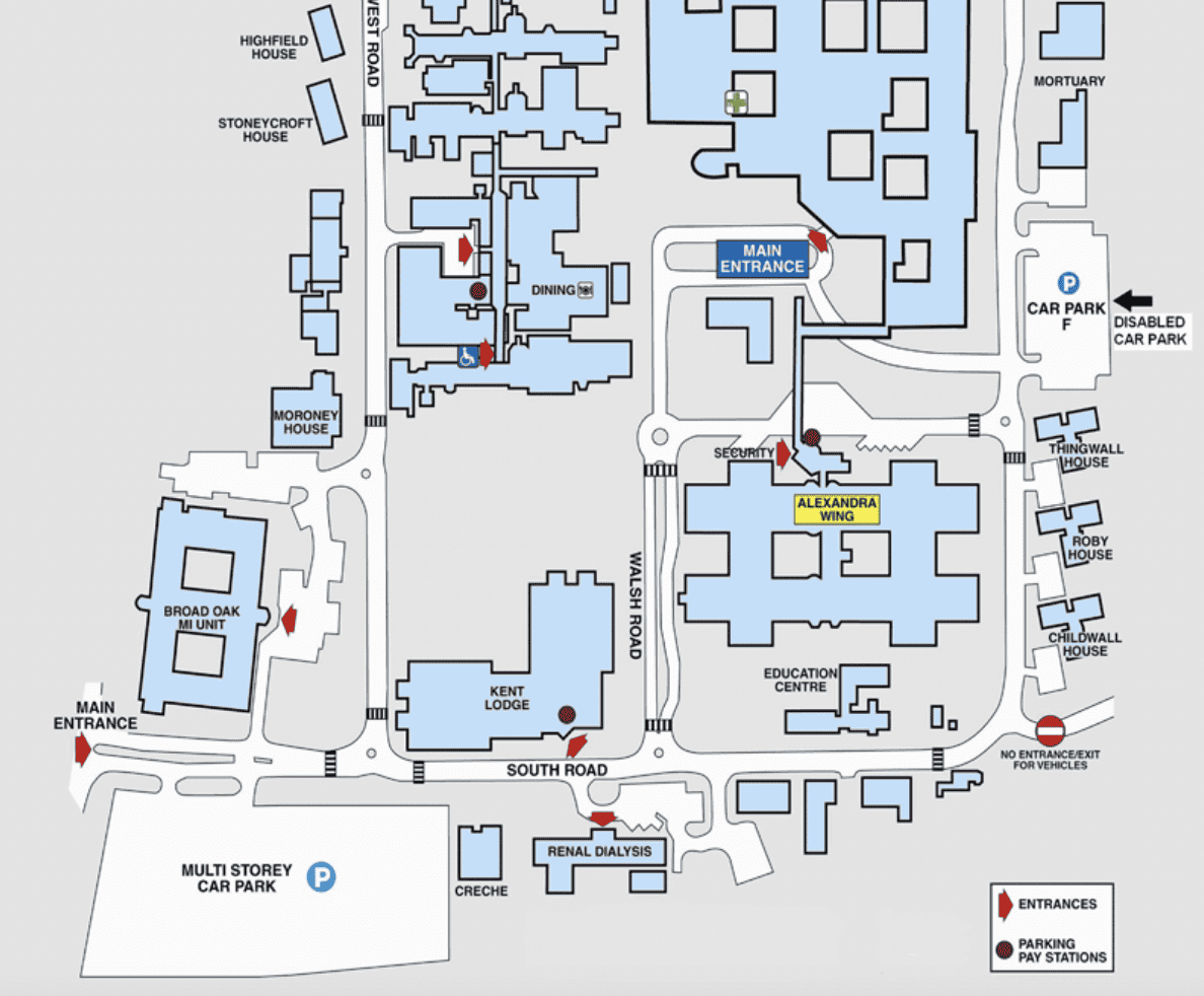 Broadgreen Hospital Website, Map, and Contact Information – Kidney ...